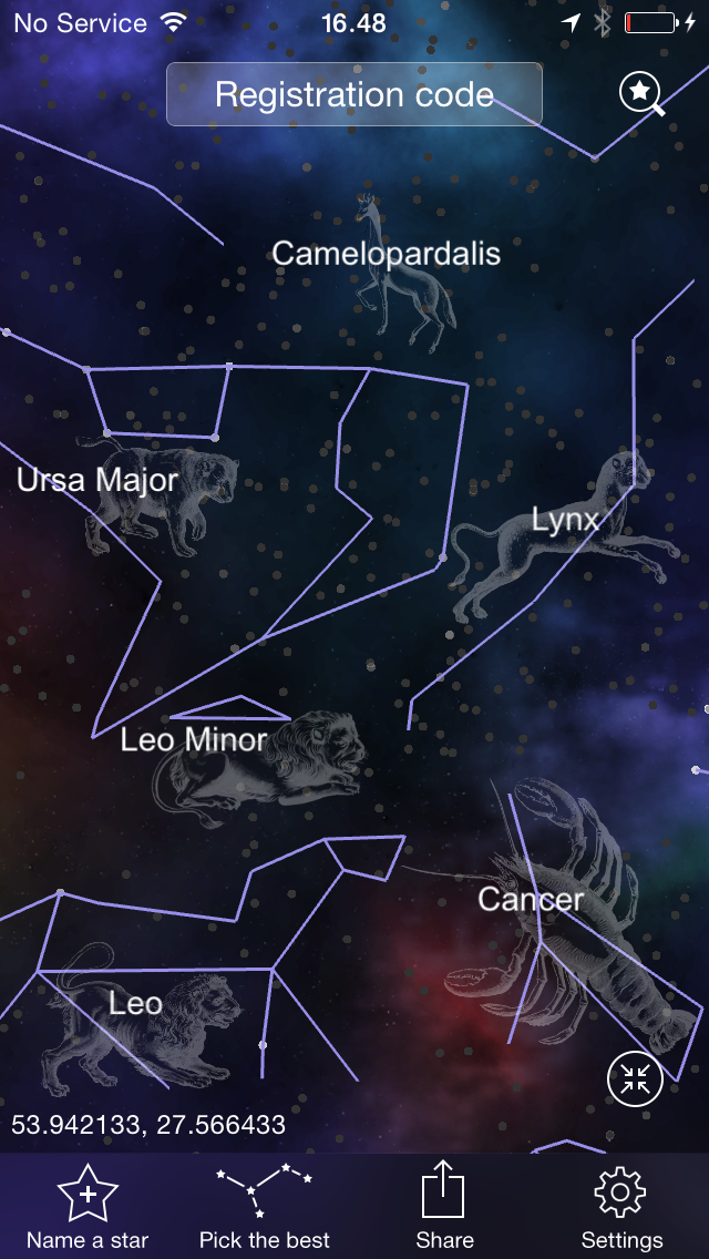 [OSR-101] Iphone 4s/5, Ipad: Star On The Map Is Not Very Bright Color - NEKLO